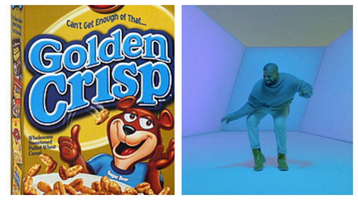 Drake is the Golden Crisp Bear